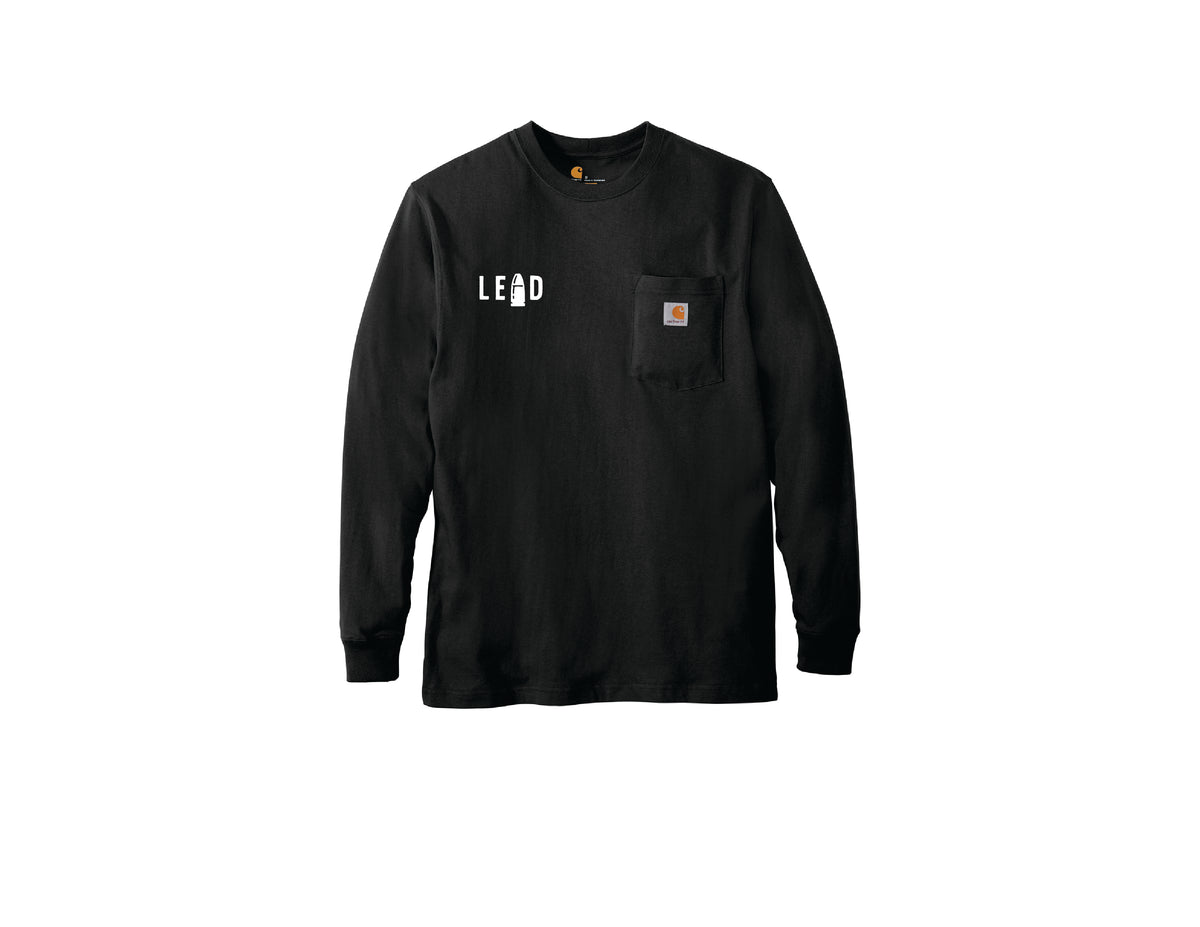 LEAD Men's Carhartt LS Pocket Tee CTK126 - Black – EMIT Store